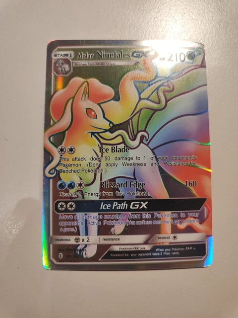 ALOLAN NINETALES GX secret rare, guardians rising 150/145 EUR 10,00 - PicClick IT