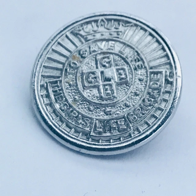 VINTAGE THE GIRLS Life Brigade GLB Members Chrome Metal Badge £4.99 ...