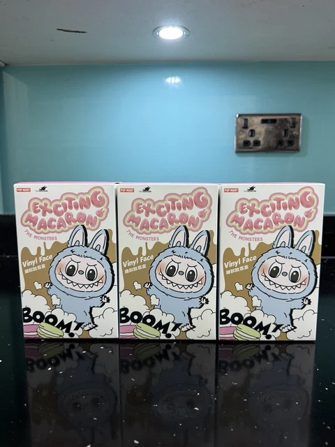 AUTHENTIC POP MART Labubu The Monsters Exciting Macaron 1 BOX Blind ...