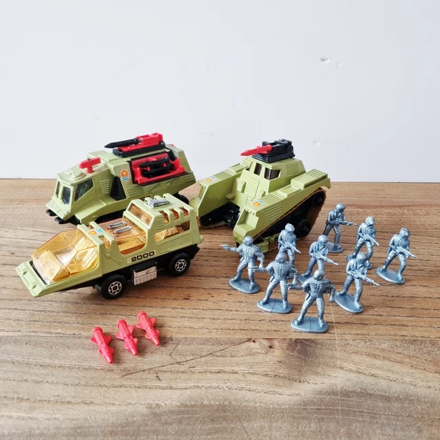 MATCHBOX ADVENTURE 2000 Missile Louncher Raider Command Soldiers ...