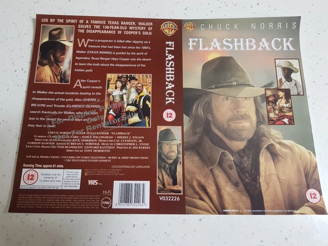 FLASHBACK CHUCK NORRIS - Sample VHS Video Sleeve - Large Box £2.99 ...