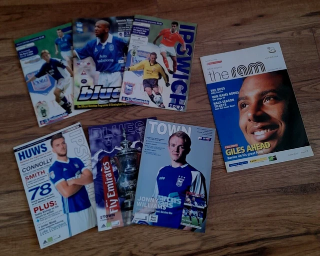 6 IPSWICH TOWN Football Programmes + 1 Magazine £6.00 - PicClick UK