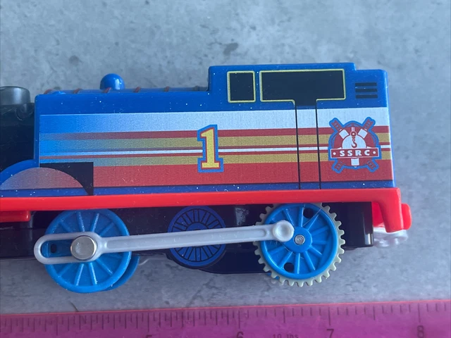 THOMAS THE TANK Engine Real Steam Along Trackmaster Train 2014 SSRC Toy ...