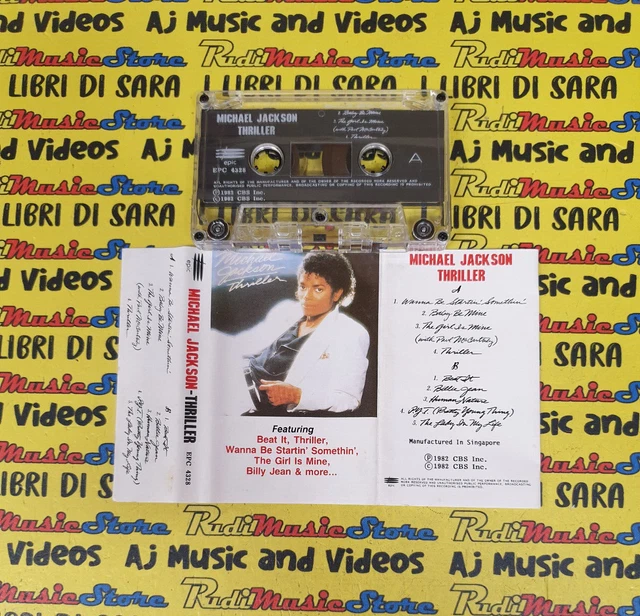MC MICHAEL JACKSON thriller singapore 1982 cbs epic epc 4328 paul ...