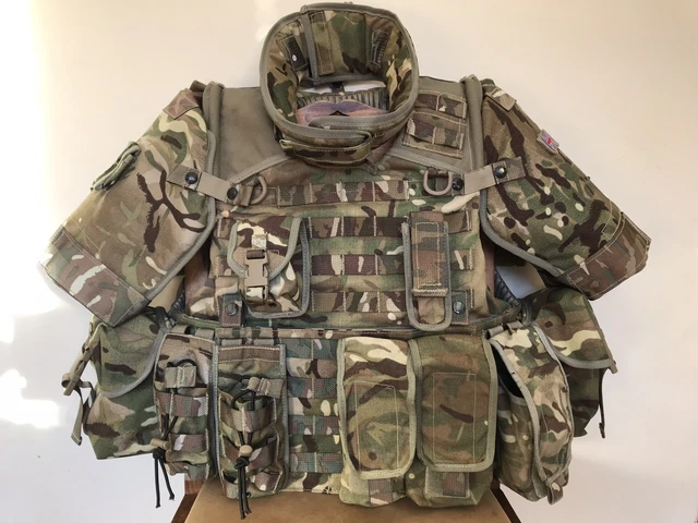 BRITISH ARMY OSPREY Mk4 Body Armour With Plates And Fillers Size 170/ ...