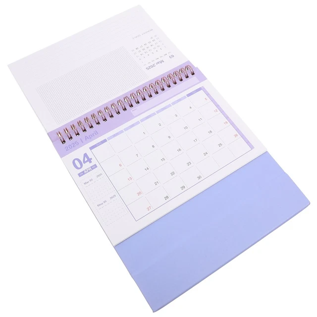 SPIRAL BINDING CALENDAR Full Year Calendar Desktop Calendar Office ...