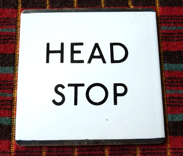 LONDON TRANSPORT BUS 'Head Stop' Bus Stop E-Plate £42.50 - PicClick UK