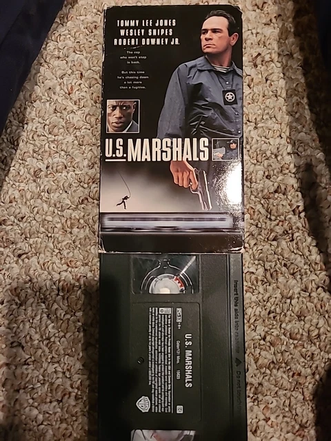 U.S. MARSHALS - Rare 1998 Warner VHS Issue - Tommy Lee Jones Action ...