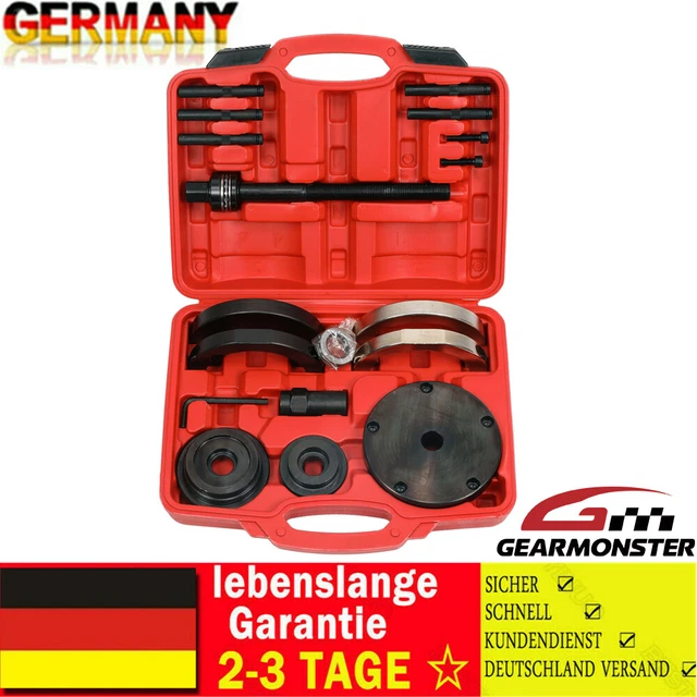 85MM RADLAGER WERKZEUG Set Montage Demontage Radnabe Abzieher für VW T5 ...