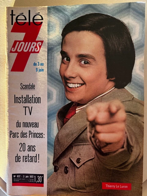 TELE 7 JOURS N°632 Thierry Le Luron 1972 EUR 9,00 - PicClick FR