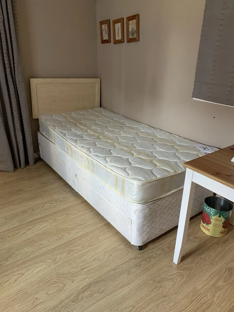 USED SINGLE BED and mattress with storage £17.36 - PicClick UK