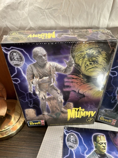 REVELL FRANKENSTEIN MONSTER Dracula, Mummy Model Kit #6516 NIB Sealed ...