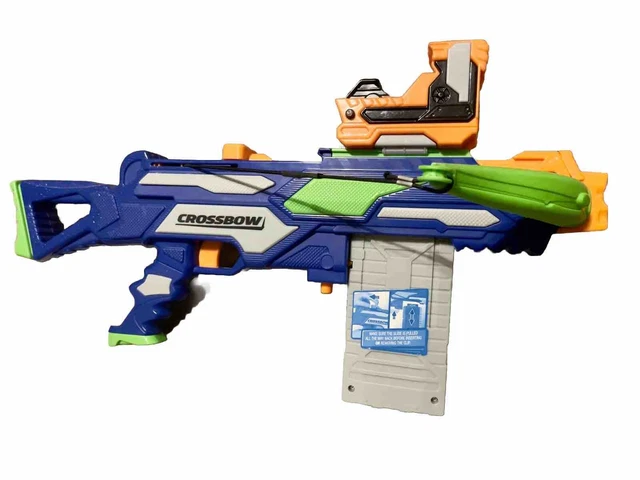 ADVENTURE FORCE CROSSBOW with Darts and 2 Flip Clips. Red Dot Scope ...