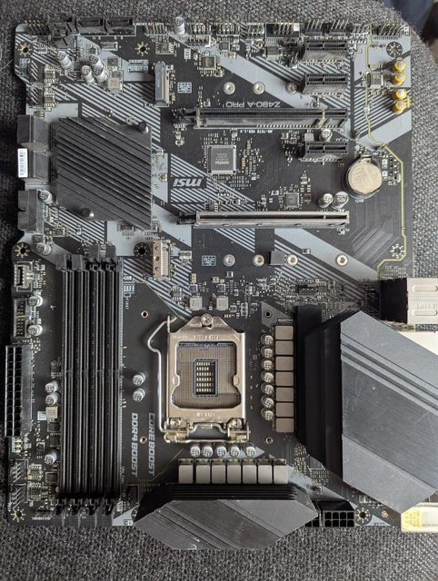 MSI PRO Z490-A PRO LGA 1200 Intel Z490 SATA 6Gb/s ATX Intel Motherboard ...