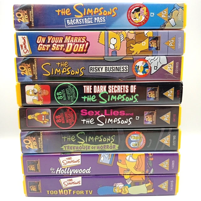 THE SIMPSONS VHS Video Tape Bundle of 8 Job Lot Treehouse of Horror £19 ...
