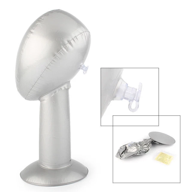 INFLATABLE HEAD MODEL Mannequin Dummy Torso PVC Hats Fashion Accessory ...
