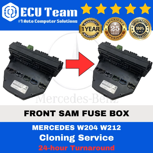 MERCEDES FRONT SAM Module Programming Relay Fuse Box Cloning Service ...