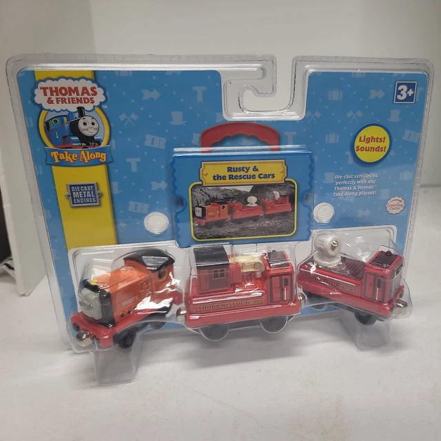 TAKE ALONG THOMAS AND FRIENDS RUSTY & THE RESCUE VOITURES AVEC CARTE ...
