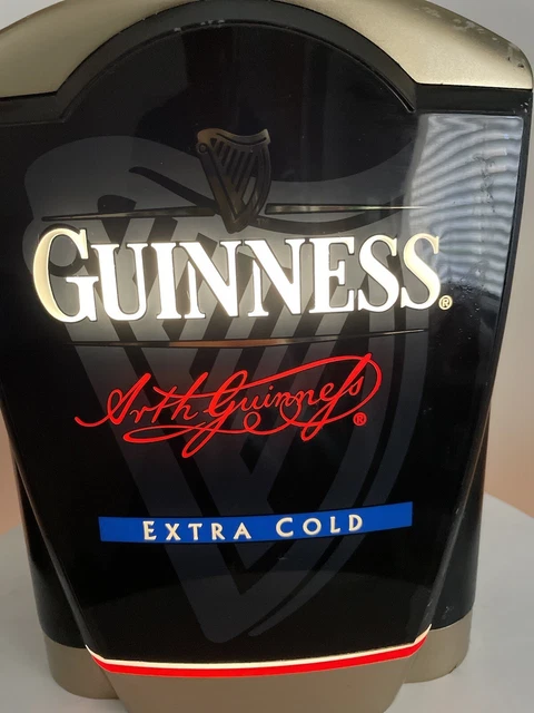 GUINNESS ILLUMINATED BAR Top Pub Pump Font Sign Advertising Beer Light ...