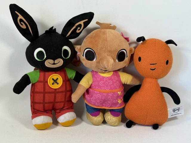 CBEEBIES BING SULA Flop Talking 10"Soft Plush Toy Bundle Golden Bear £ ...