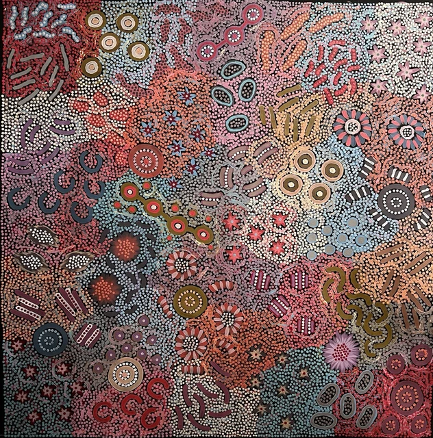 MICHELLE POSSUM NUNGARRAYI AUTHENTIC Aboriginal Art ~ 136cm By 136cm ...