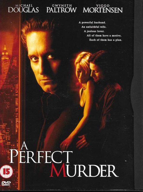 A PERFECT MURDER -Michael Douglas, Gwyneth Paltrow, Viggo Mortensen DVD ...