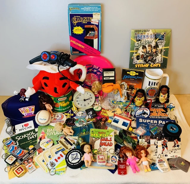 VINTAGE JUNK DRAWER Lot 70s 80s 90s Nostalgia Collectibles Treasures ...