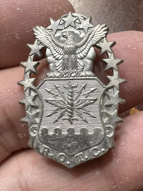 AUTHENTIC INSIGNIA USAF US Air Force ROTC DUI Unit Crest GI EUR 5,54 ...