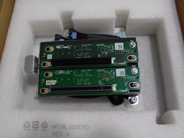 DELL EMC POWEREDGE T550 Tower Dual Gpu Riser Kit With Cables 9Pwy7 $295 ...