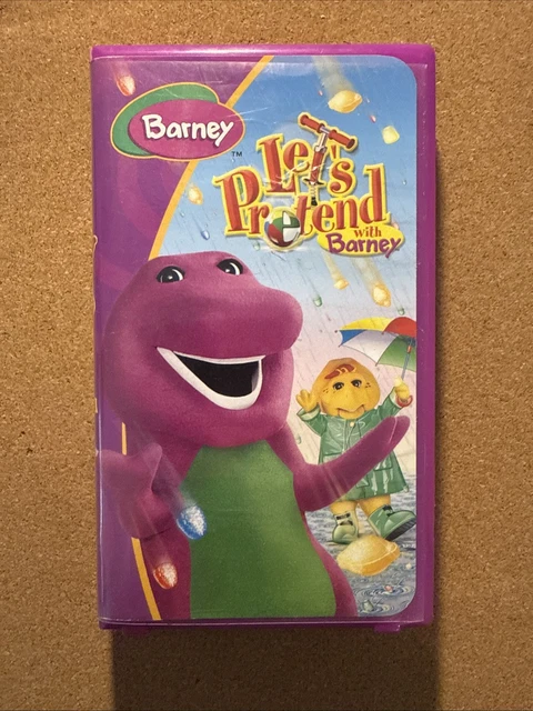 BARNEY - LETS Pretend With Barney (VHS, 2004 Vintage) Video Children ...