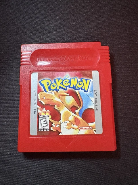 POKEMON RED VERSION Game Boy Game Cartridge Nintendo PAL £63.12 ...