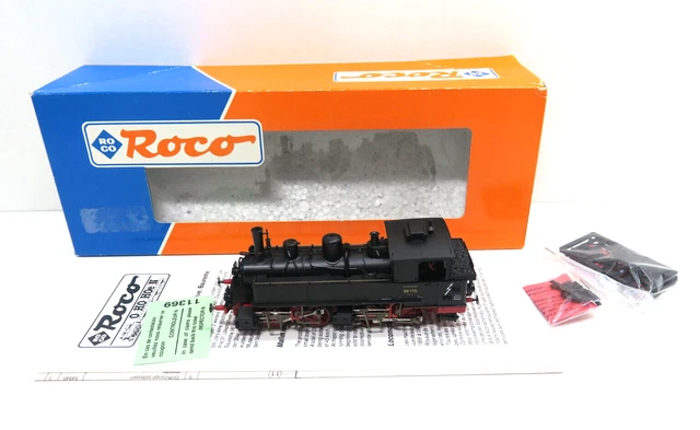 DAMPFLOK BR 98 715 der DRG , Epoche II, AC, ROCO H0, 43282, OVP, WS EUR ...