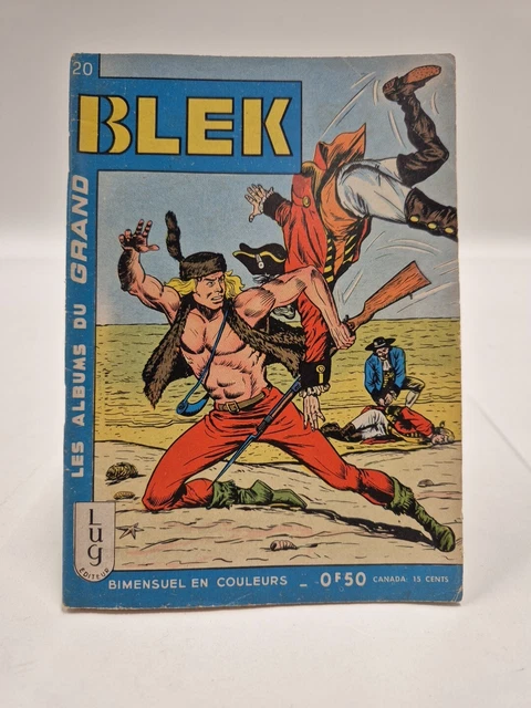 LES ALBUMS DU Grand Blek N°20 Très Rare Éditions Lug Bon État EUR 2,50 ...