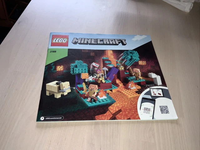 LEGO MINECRAFT 21168 The Warped Forest Instruction Manual Only £4.35 ...