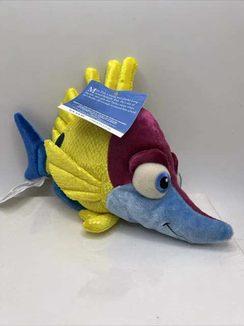 DISNEY STORE FINDING Nemo " Tad" The Fish Bean Bag Plush 9" Tags £10.43 ...