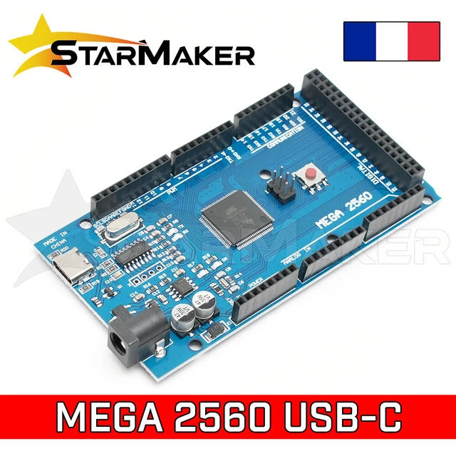 Carte Mega 2560 Usb C Atmega2560 Ch340g Compatible Arduino Usb Type C Eur 19 99 Picclick Fr
