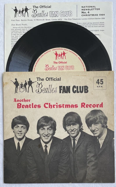 THE BEATLES-ANOTHER BEATLES Christmas Record- Rare 1964 Flexi with Insert £175.00 - PicClick UK