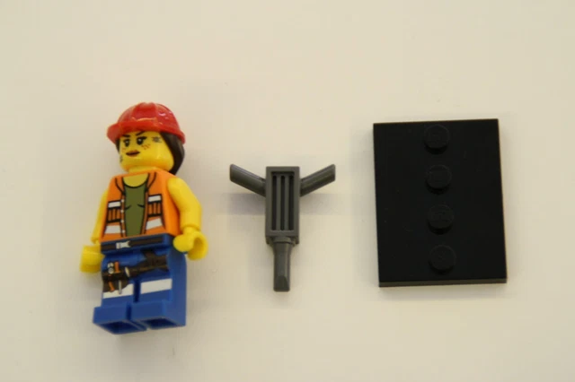 LEGO MINIFIGURE THE lego movie Gail the Construction Worker tlm009 EUR ...