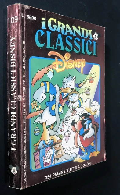 I GRANDI CLASSICI DISNEY n° 109 - Dicembre 1995 EUR 1,50 - PicClick IT
