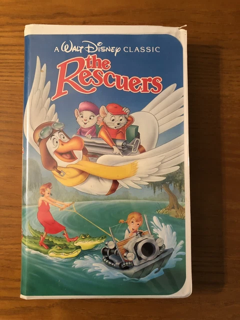 A WALT DISNEY Classic The Rescuers VHS Tape Vintage Plastic Case EUR 5 ...