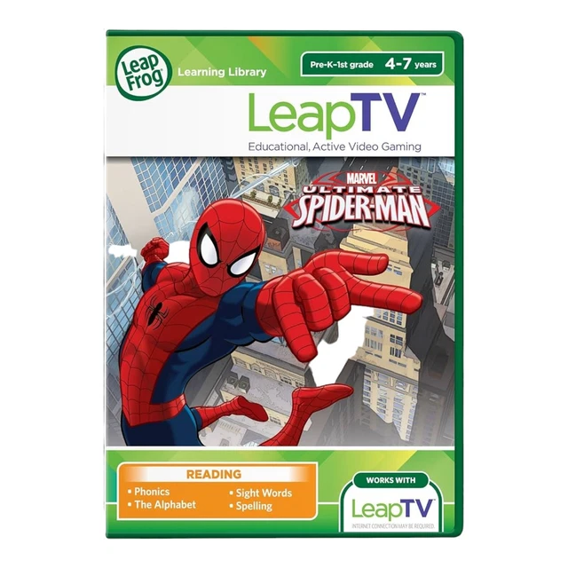 LEAPFROG LEAP TV Game Marvel Ultimate Spider-Man £10.00 - PicClick UK