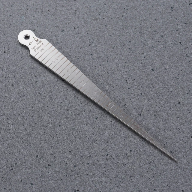 METAL RULER CUTTING Engineer Taper Gauge Tool Stainless Steel Wedge ...