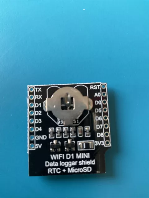 SHIELD RTC DATA Logger Wemos D1 Mini Pro Datalog Data Logging Rtc ...