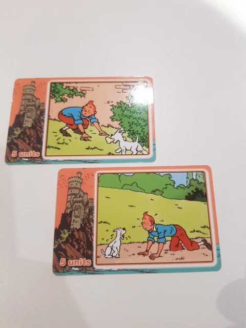 CARTE TÉLÉPHONIQUE TINTIN et Milou International willcom EUR 15,00 ...