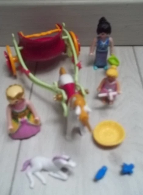 PLAYMOBIL PRINCESS 6856 calèche royal 6169 bleuet 6167 violette 71002 ...
