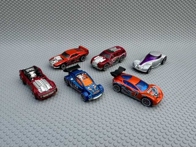 HOT WHEELS ACCELERACERS x6 inc Rivited, Piledriver, Covelight, Synkro ...