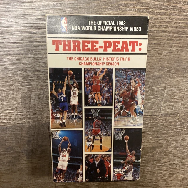 CHICAGO BULLS 1993 NBA Championship VHS Tape Three-Peat 92/93 Season ...