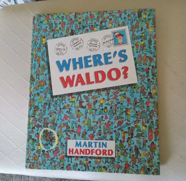 WHERES WALDO 1987 First US Edition Martin Hanford Scarce Banned Beach ...