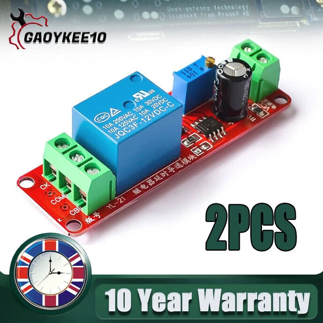 NE555 SCUDO MODULO interruttore ritardo timer regolabile per lampone ...