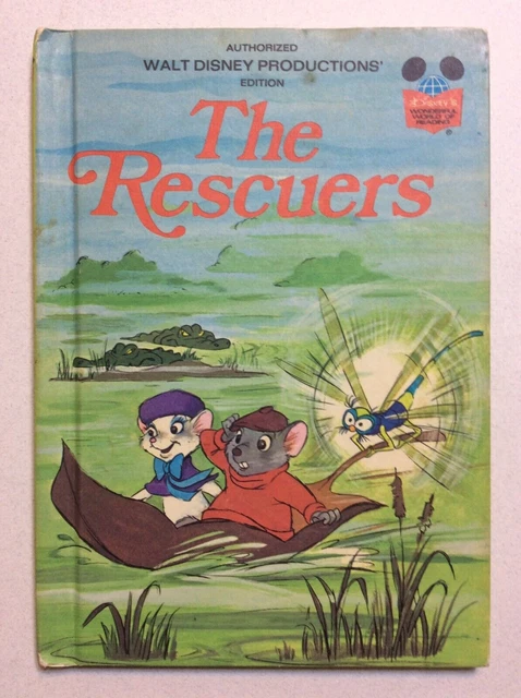 THE RESCUERS AUTHORIZED Walt Disney Production Edition (1977) Hardcover ...
